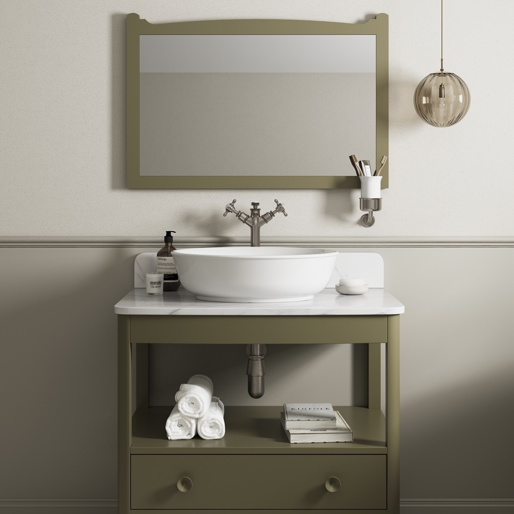 Burlington Guild 500 x 380 White Countertop Basin | Sanctuary